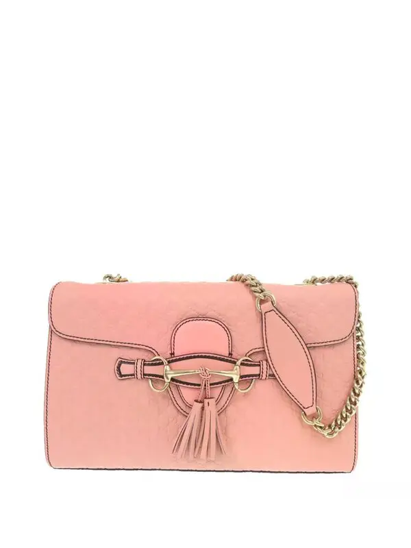 Gucci 2000-2015 Medium Microssima Emily Shoulder Bag - Pink