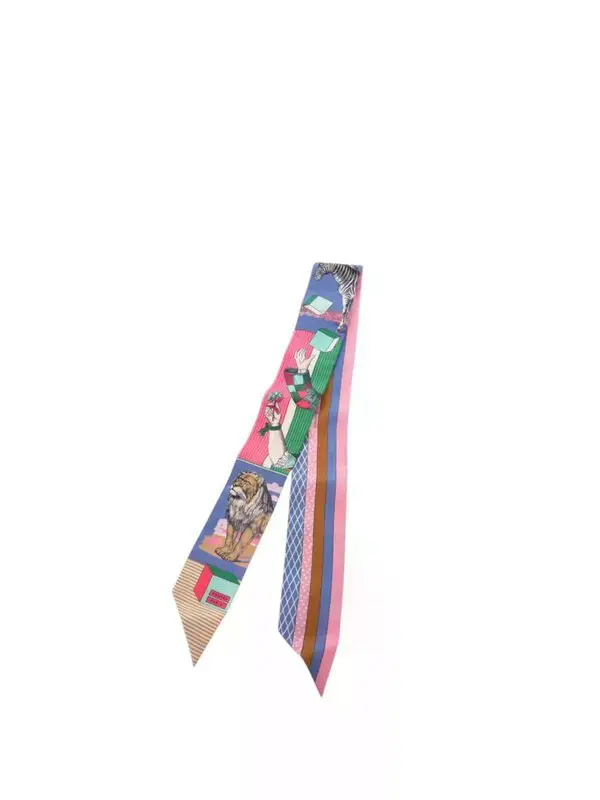Hermès 2000-2025 Grand Theatre Nouveau Silk Twilly Scarf Scarves - Multicolour