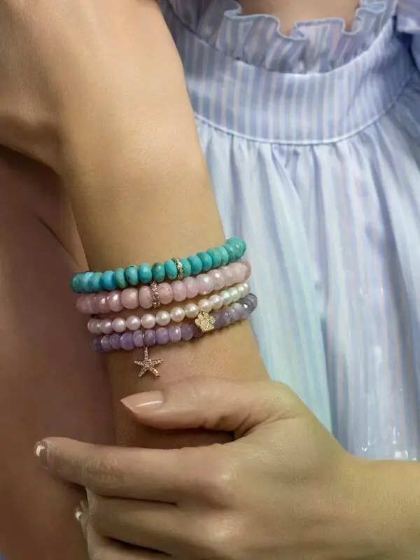 SYDNEY EVAN Paw Charm Bracelet