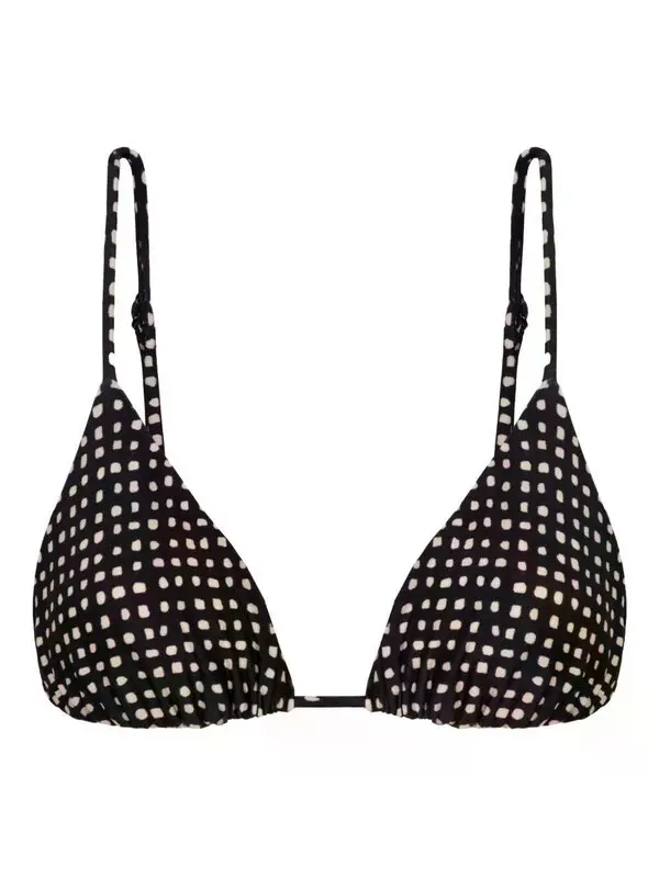 LENNY NIEMEYER Tie-fastening Triangle Bikini Top - Black