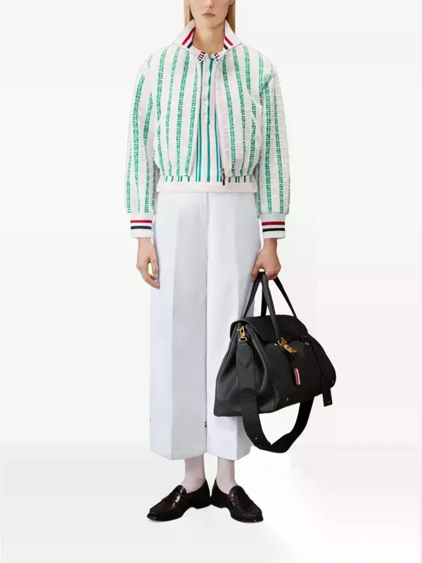 Thom Browne Gabardine Chino Trousers - White