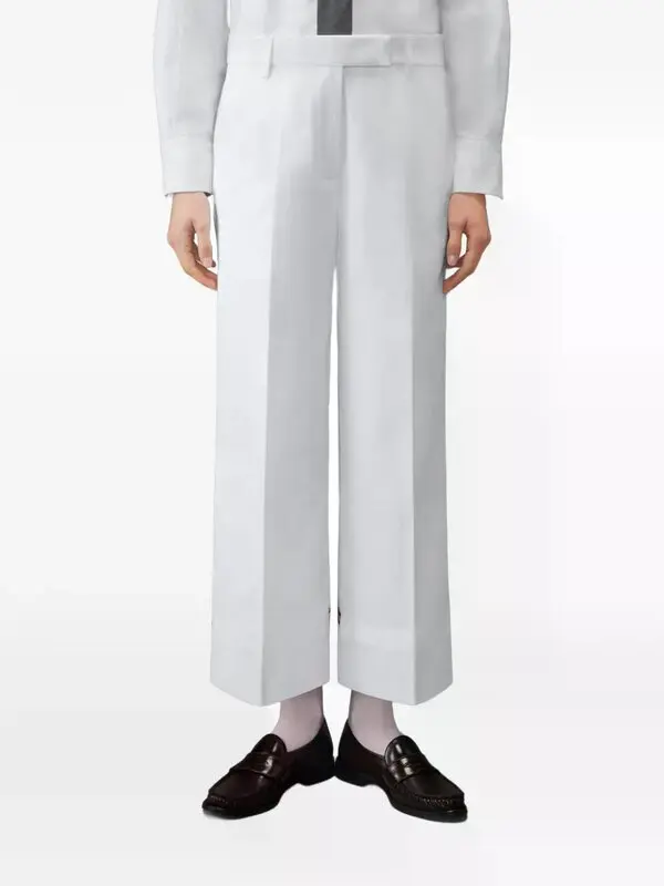 Thom Browne Gabardine Chino Trousers - White