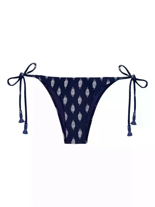 LENNY NIEMEYER Tassel-tie Bikini Bottom - Blue