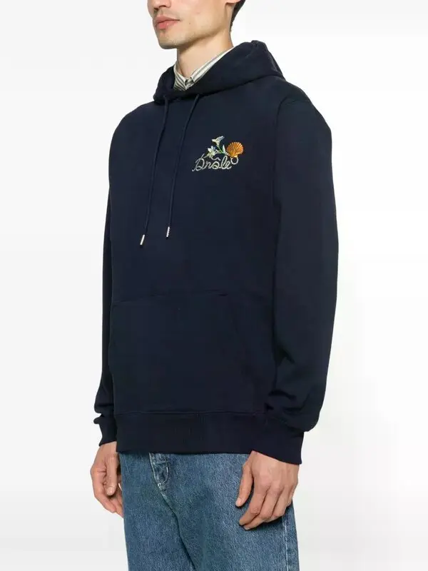 Drole De Monsieur Embroidered Hoodie