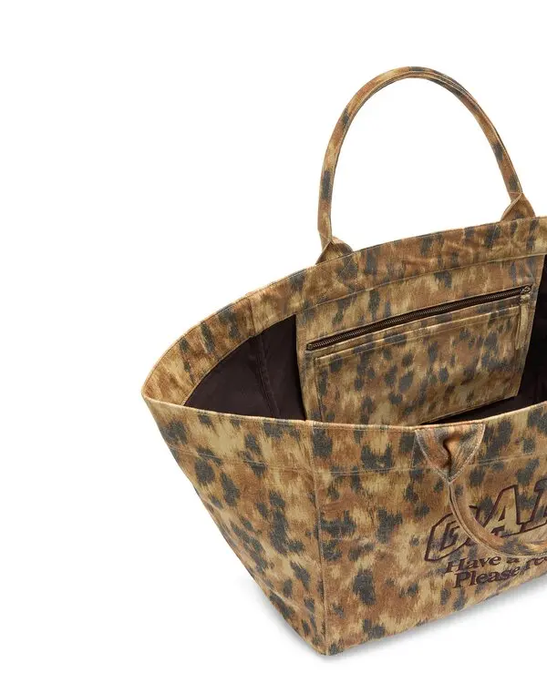 GANNI Xxl Trapeze Shopper Tote - Burro