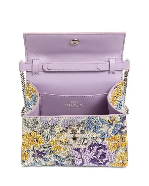Valentino Garavani Vlogo Mini Embellished Top Handle Bag