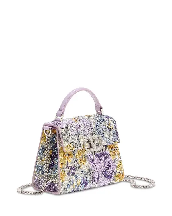 Valentino Garavani Vlogo Mini Embellished Top Handle Bag