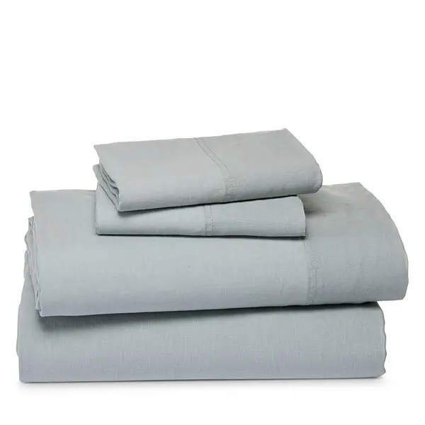 HUDSON PARK COLLECTION European Linen Sheet Set, King Exclusive - Mist