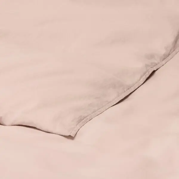 HUDSON PARK COLLECTION European Linen Duvet Cover, Queen Exclusive - Pink