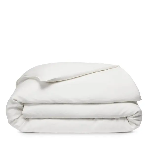HUDSON PARK COLLECTION European Linen Duvet, Queen Exclusive - Vanilla