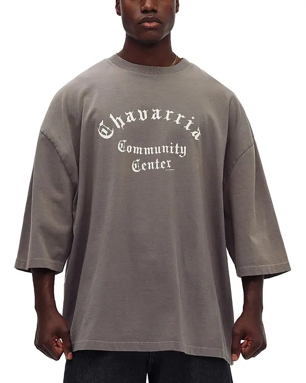 WILLY CHAVARRIA Buffalo Tee - Concrete
