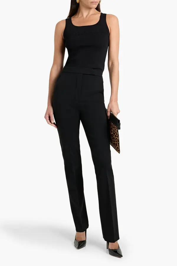 Max Mara Pentola Stretch-knit Tank - Black