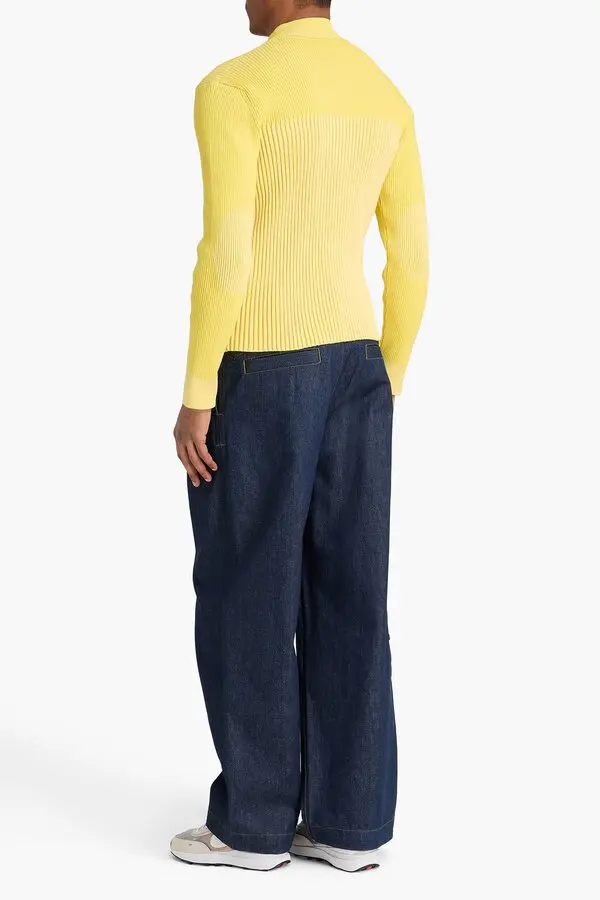 Jacquemus Cedra Ribbed Cotton-blend Turtleneck Sweater