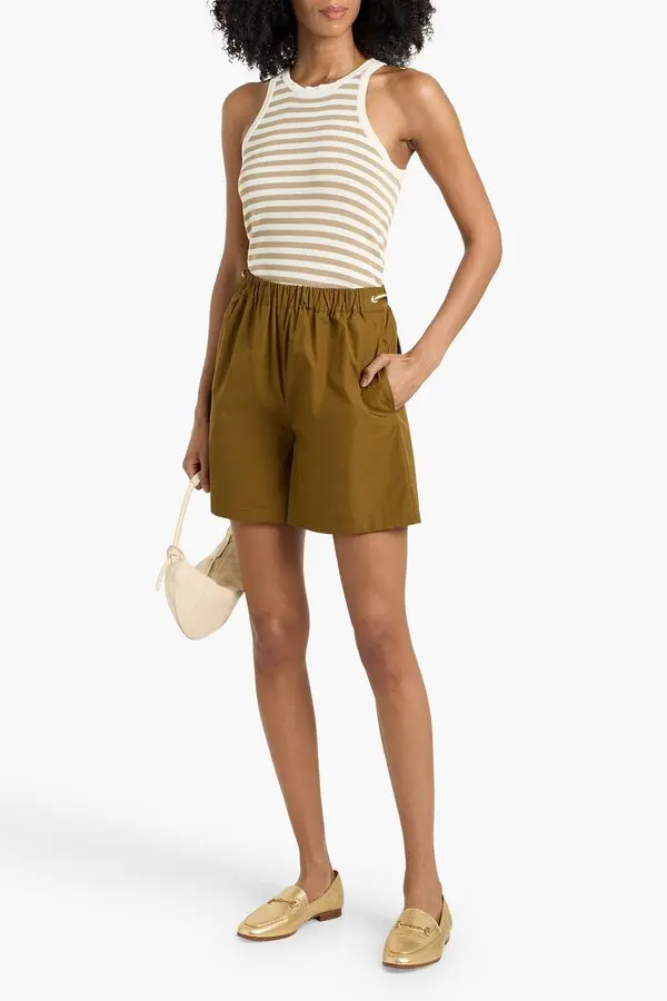 Max Mara Arnes Striped Tank - Beige
