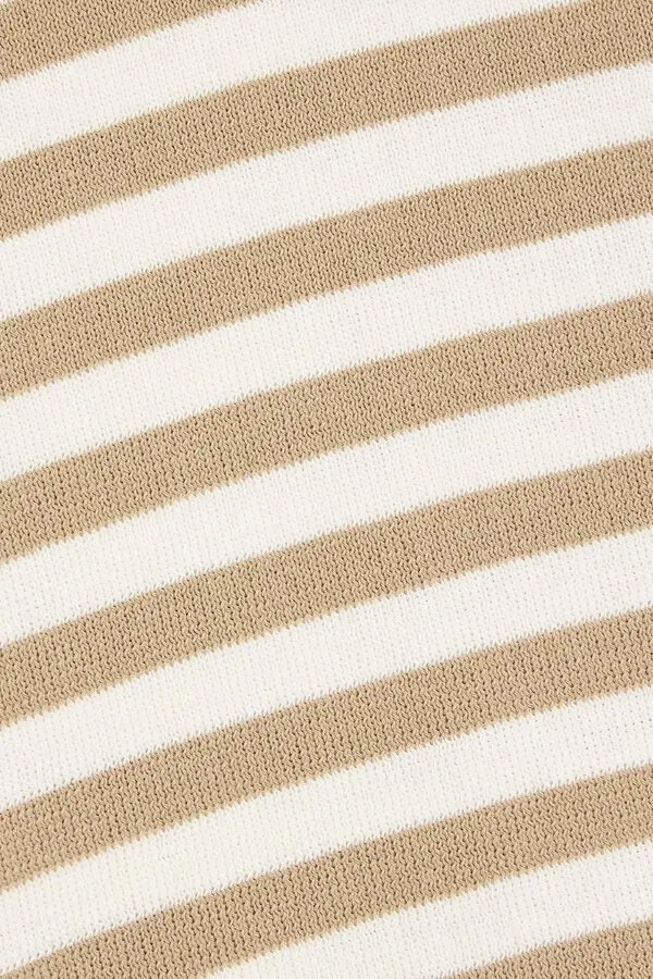 Max Mara Arnes Striped Tank - Beige