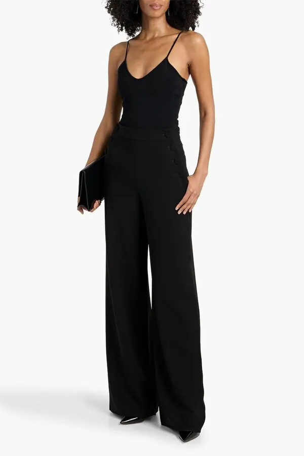 Max Mara Rina Crepe Wide-leg Pants