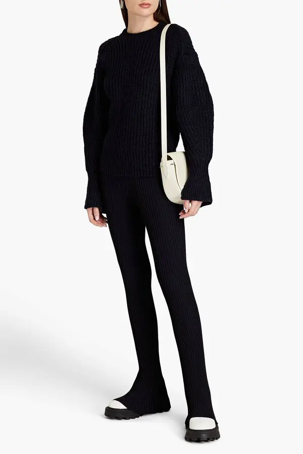 3.1 Phillip Lim Cutout Ribbed Wool Sweater