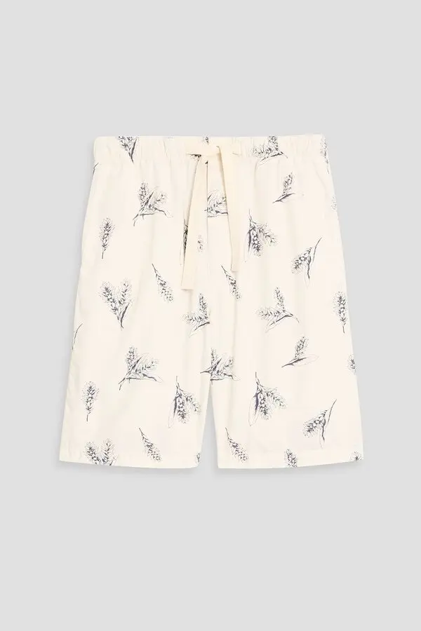 Nanamica Printed Cotton-blend Poplin Drawstring Shorts