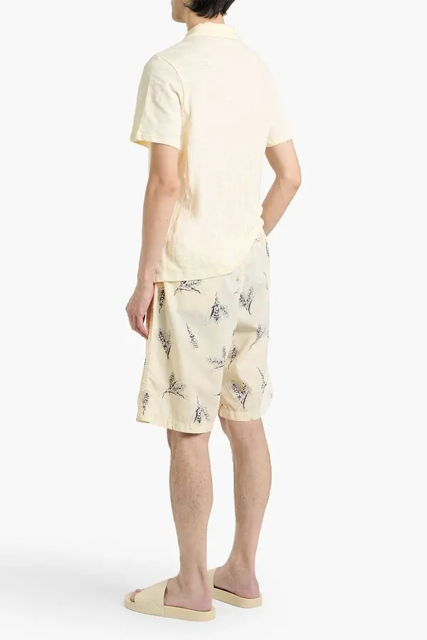 Nanamica Printed Cotton-blend Poplin Drawstring Shorts