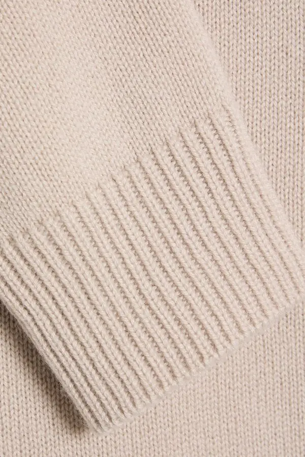 Max Mara Wool And Cashmere-blend Turtleneck Sweater - Neutral