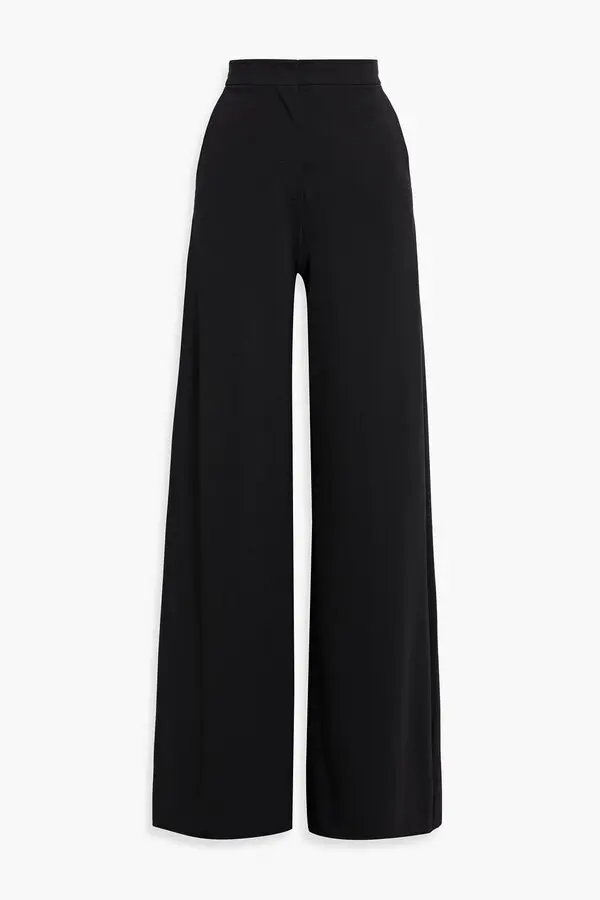 Max Mara Circolo Jersey Wideleg Pants - Black