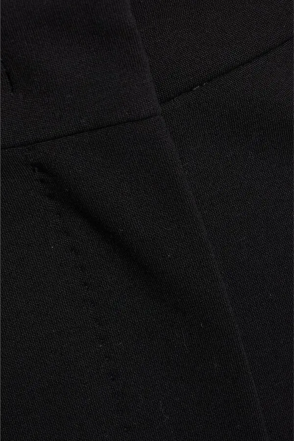 Max Mara Circolo Wide-leg Jersey Pants - Black