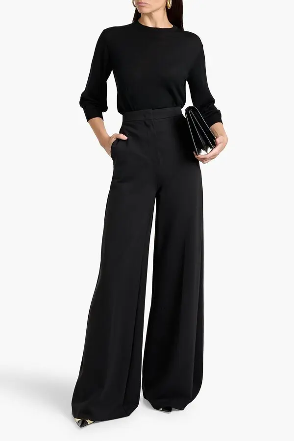 Max Mara Amici Wool Sweater - Black