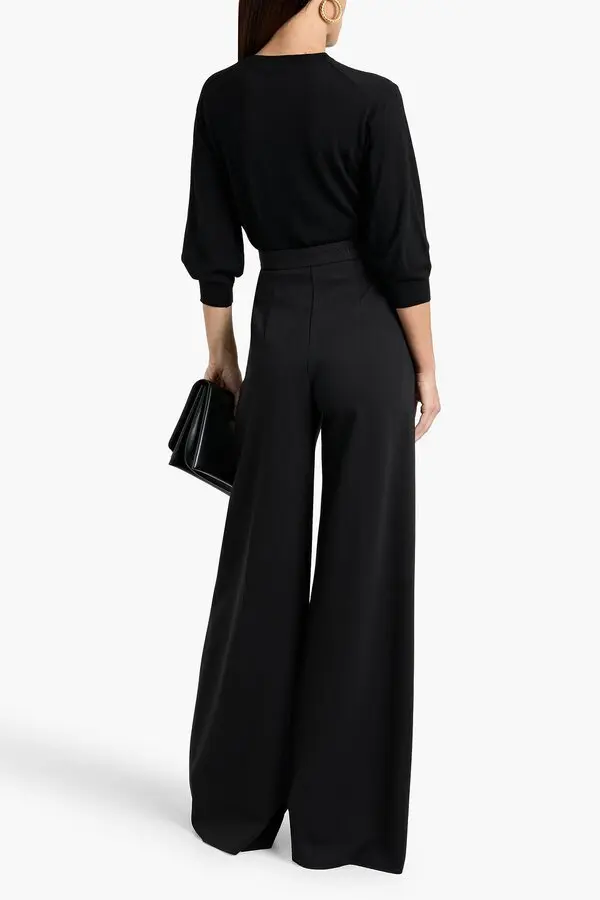 Max Mara Amici Wool Sweater - Black