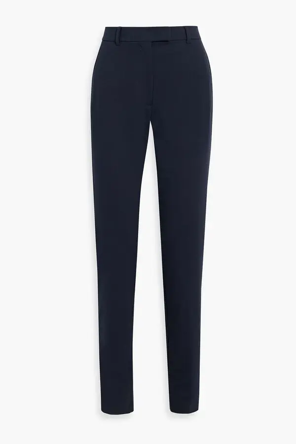 Max Mara Ermes Crepe Straightleg Pants - Navy