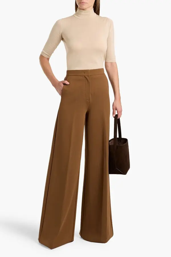 Max Mara Cecina Wool Turtleneck Sweater - Beige