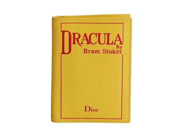 Dior Dracula Passport Cover - Yellow/red