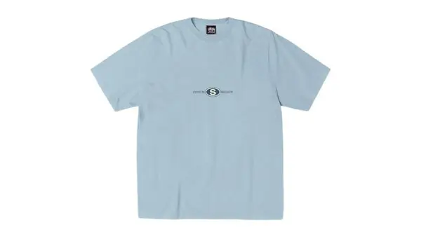StÜssy Worldwide Dot Tee Shirt - Slate