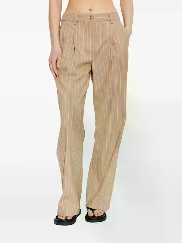 Paul Smith Pinstripe-print Trousers - Neutrals