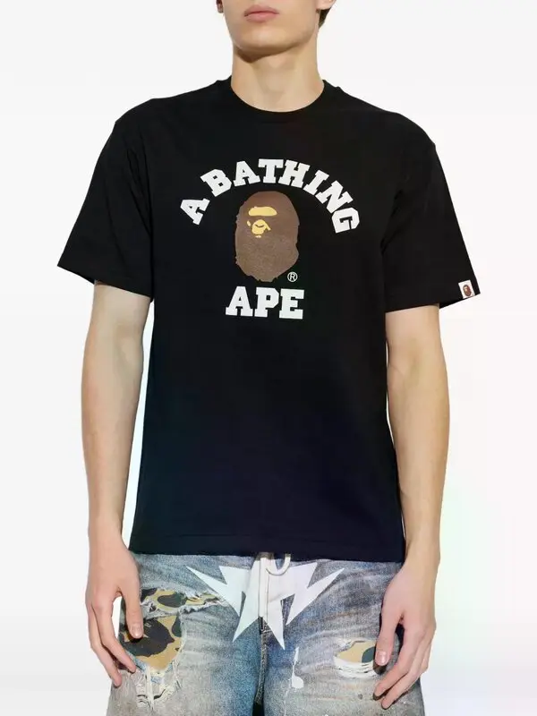 A BATHING APE Logo-print T-shirt - Black