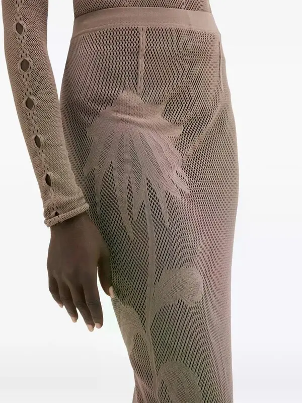 MARGHERITA MACCAPANI Seamless Overlay Skirt - Neutrals