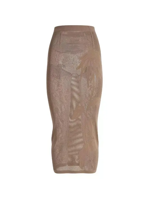 MARGHERITA MACCAPANI Seamless Overlay Skirt - Neutrals