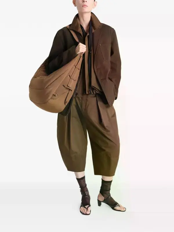 LEMAIRE Large Soft Game Shoulder Bag - Brown