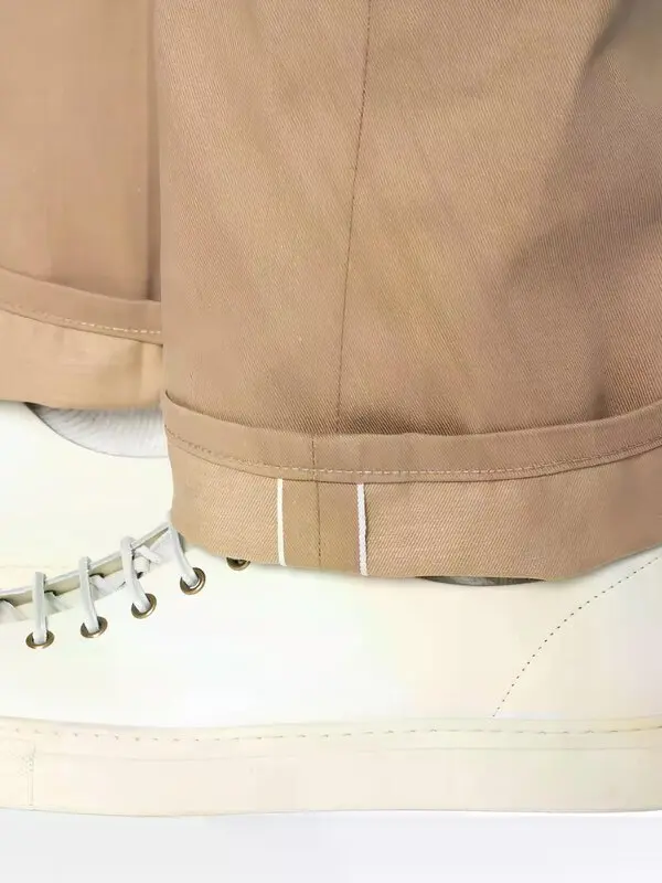 Naked & Famous Denim Selvedge Slacks Trousers - Neutrals