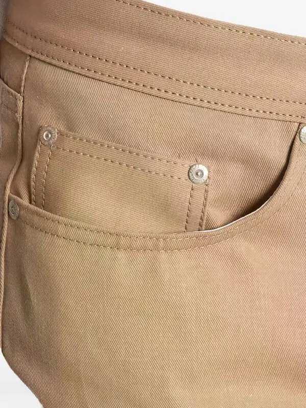 Naked & Famous Denim Weird Guy Selvedge Slacks Trousers - Neutrals