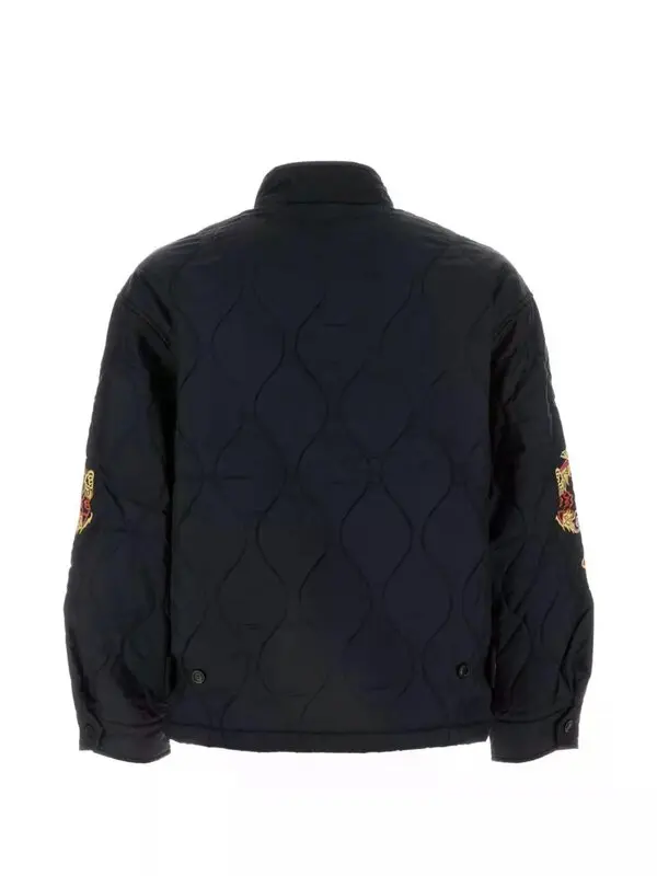 BARACUTA X Neighborhood Quilted Embroidered Bomber Jacket