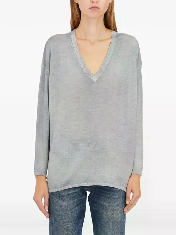 Avant Toi V-neck Long Sleeve Sweater