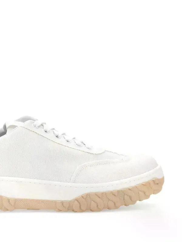 Thom Browne Lace-up Canvas Sneakers - White