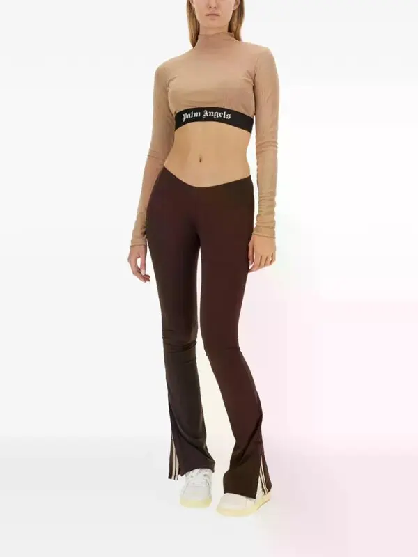 Palm Angels Logo-detail Cropped Top