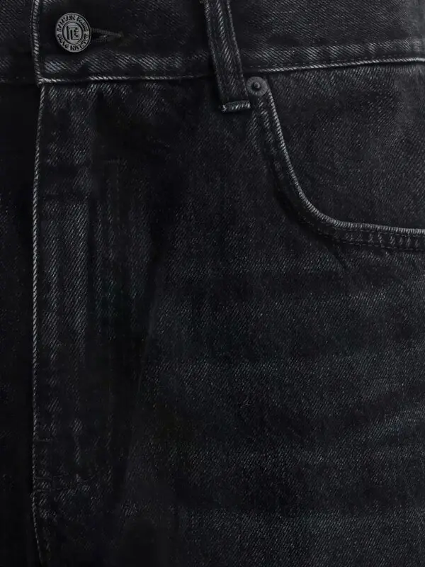 Balmain Wide-leg Cotton Jeans
