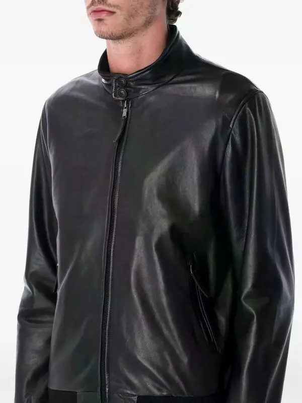 SWD BY S.W.O.R.D. Zip Leather Jacket