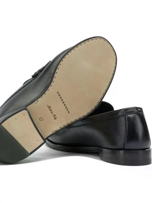 HENDERSON BARACCO Penny Loafers - Black