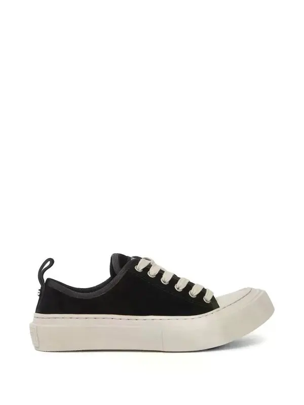 ANN DEMEULEMEESTER Halli Suede Platform Sneakers