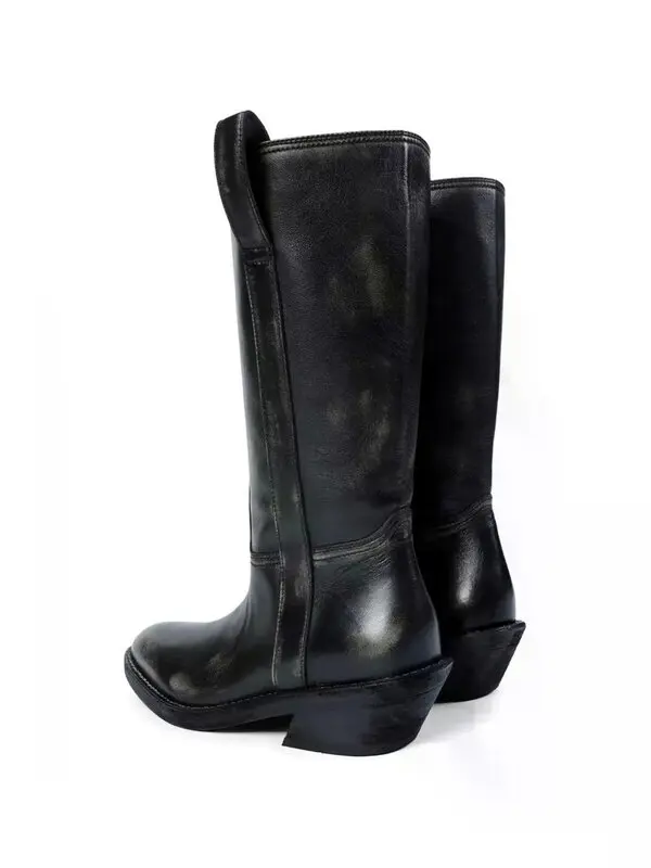 ANN DEMEULEMEESTER Laxit Pull-on Boots - Black