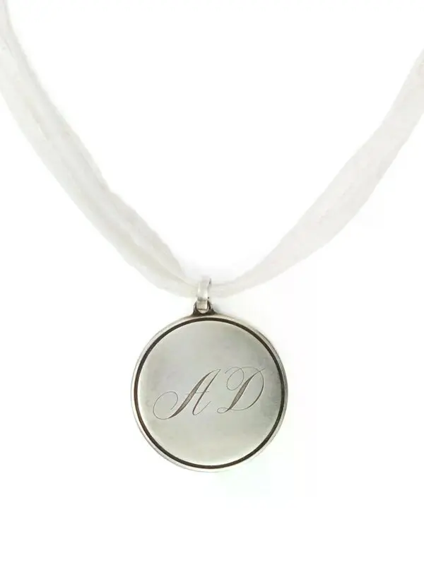 ANN DEMEULEMEESTER Monogram Pendant Necklace