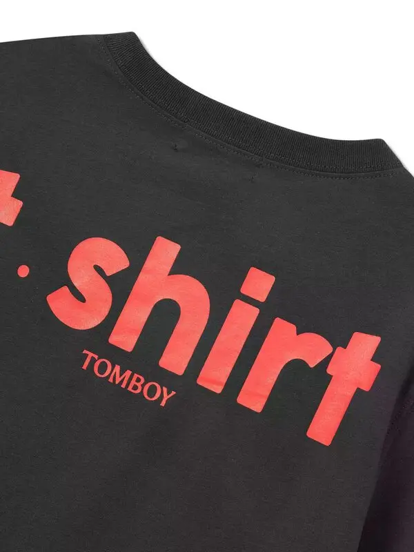 STUDIO TOMBOY Back Print T-shirt - Black